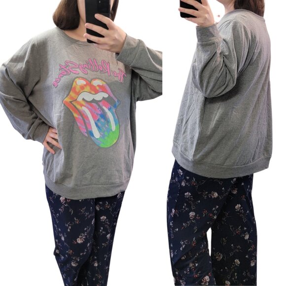 torrid | Sweaters | Torrid Rolling Stones Sweatshirt With Rainbow ...